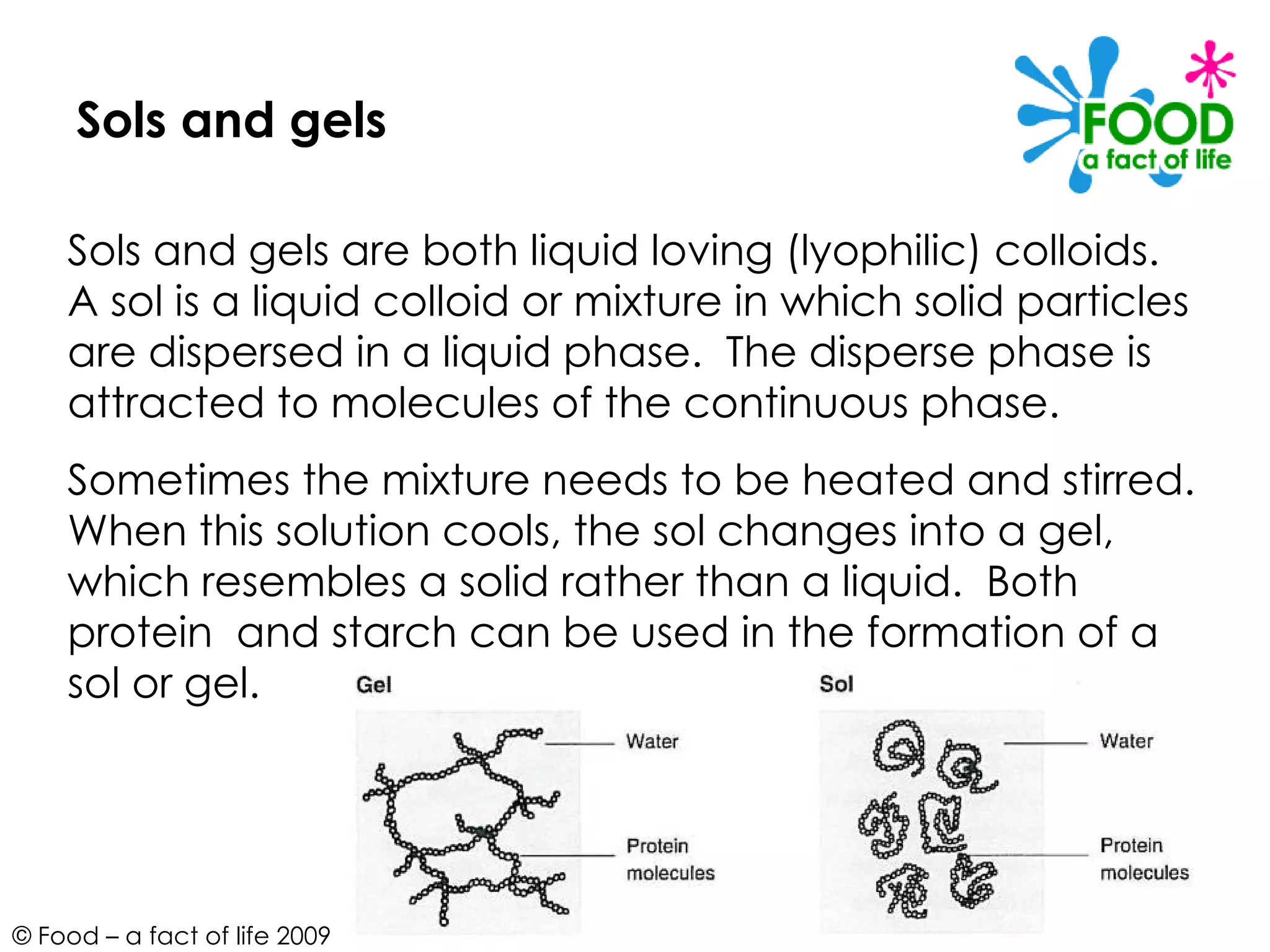 Colloidal system in food | PPT