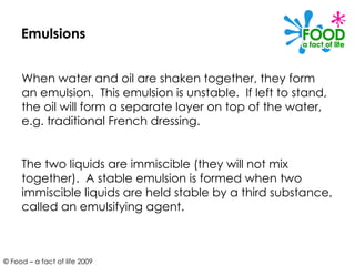 Colloidal system in food | PPT