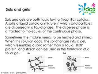 Colloidal system in food | PPT