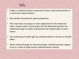Colloidal systems in food | PPTX
