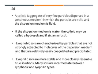 Colloidal systems in food | PPTX
