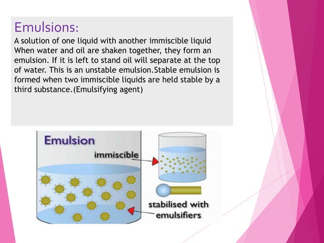 Colloidal systems in food | PPTX