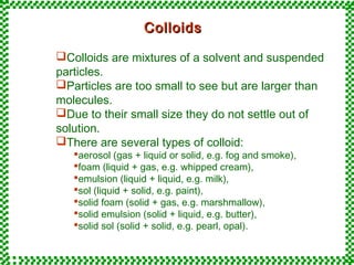 Colloids | PPT