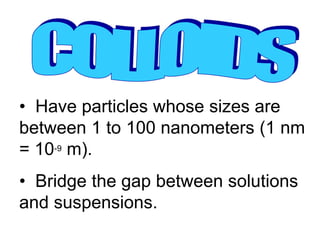 COLLOIDS | PPT