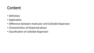 Colloids | PPTX