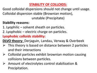 Colloids | PPTX