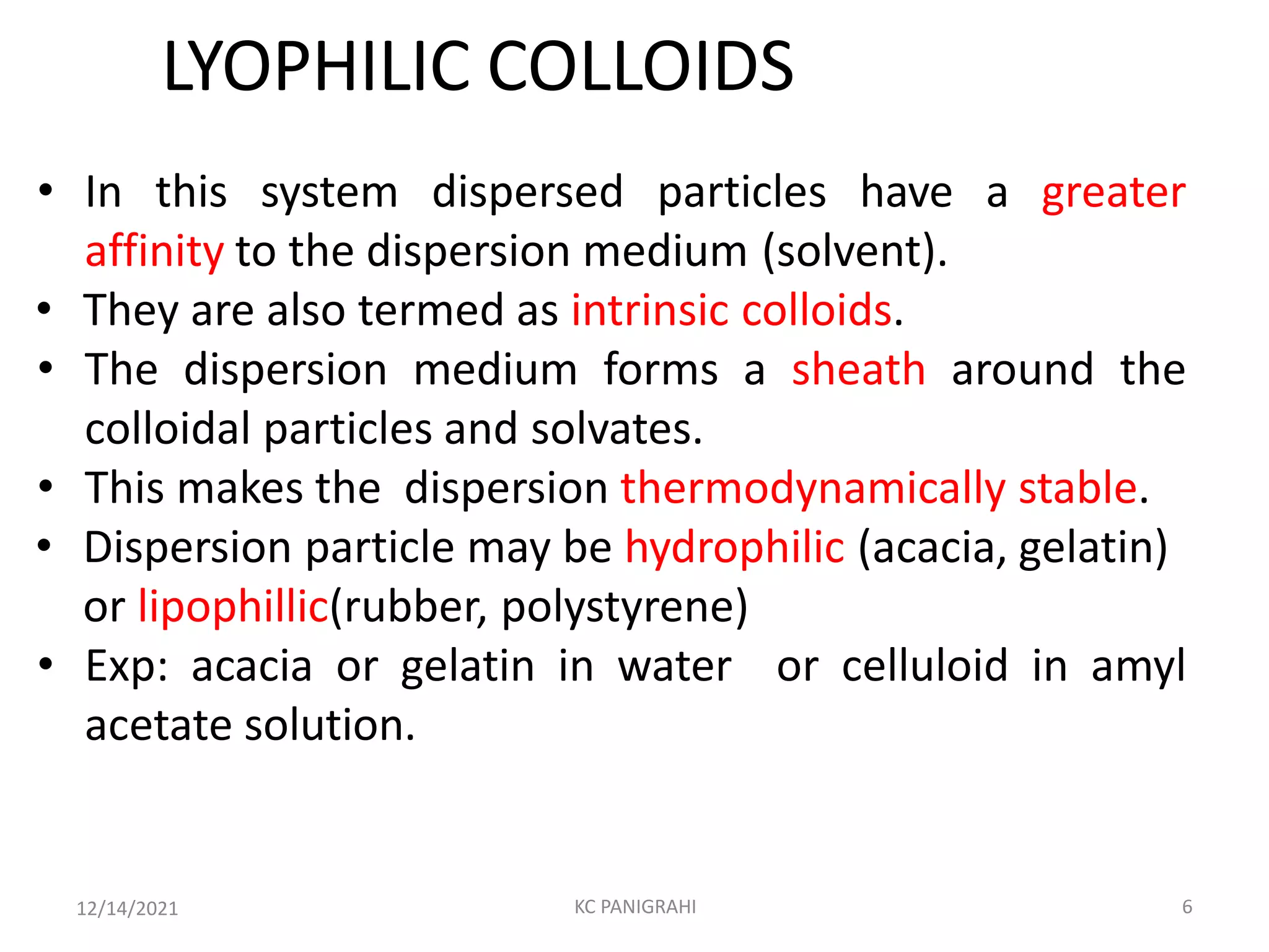 Pharmaceutical Colloidal Dispersion | PPTX