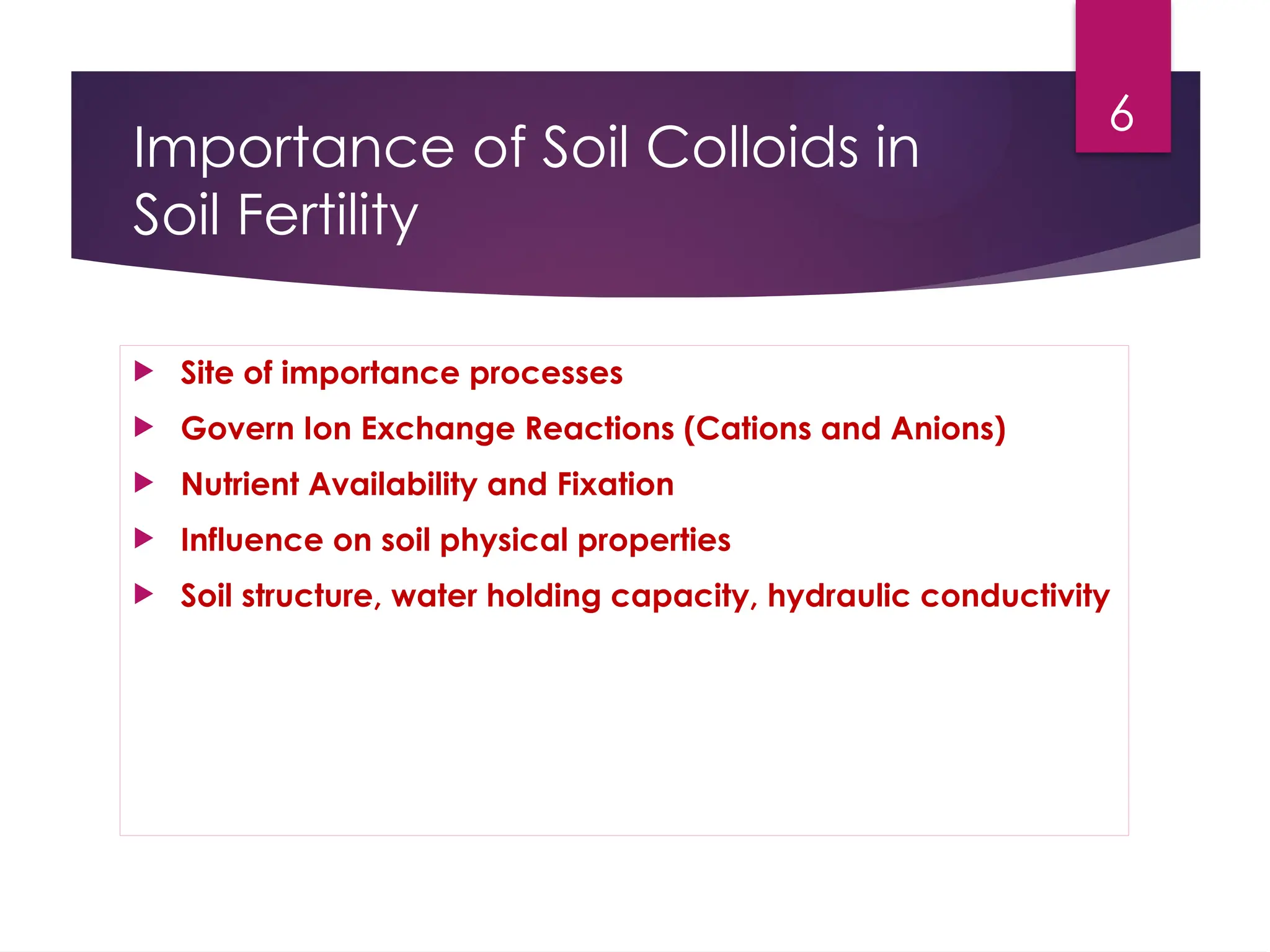 Colloidal properties of Soil and soil colloids | PPTX