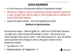 Colloids : A Detailed Explanation -Lecture-12 | PPT