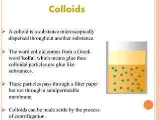 Colloids | PPTX