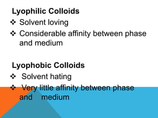 Colloids and macromolecules | PPT