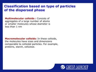 Colloids and surface chemistry | PPT