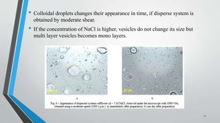 Colloids and surface chemistry | PPT