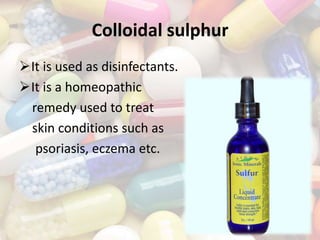 Colloids and their role in pharmaceutical industry | PPTX