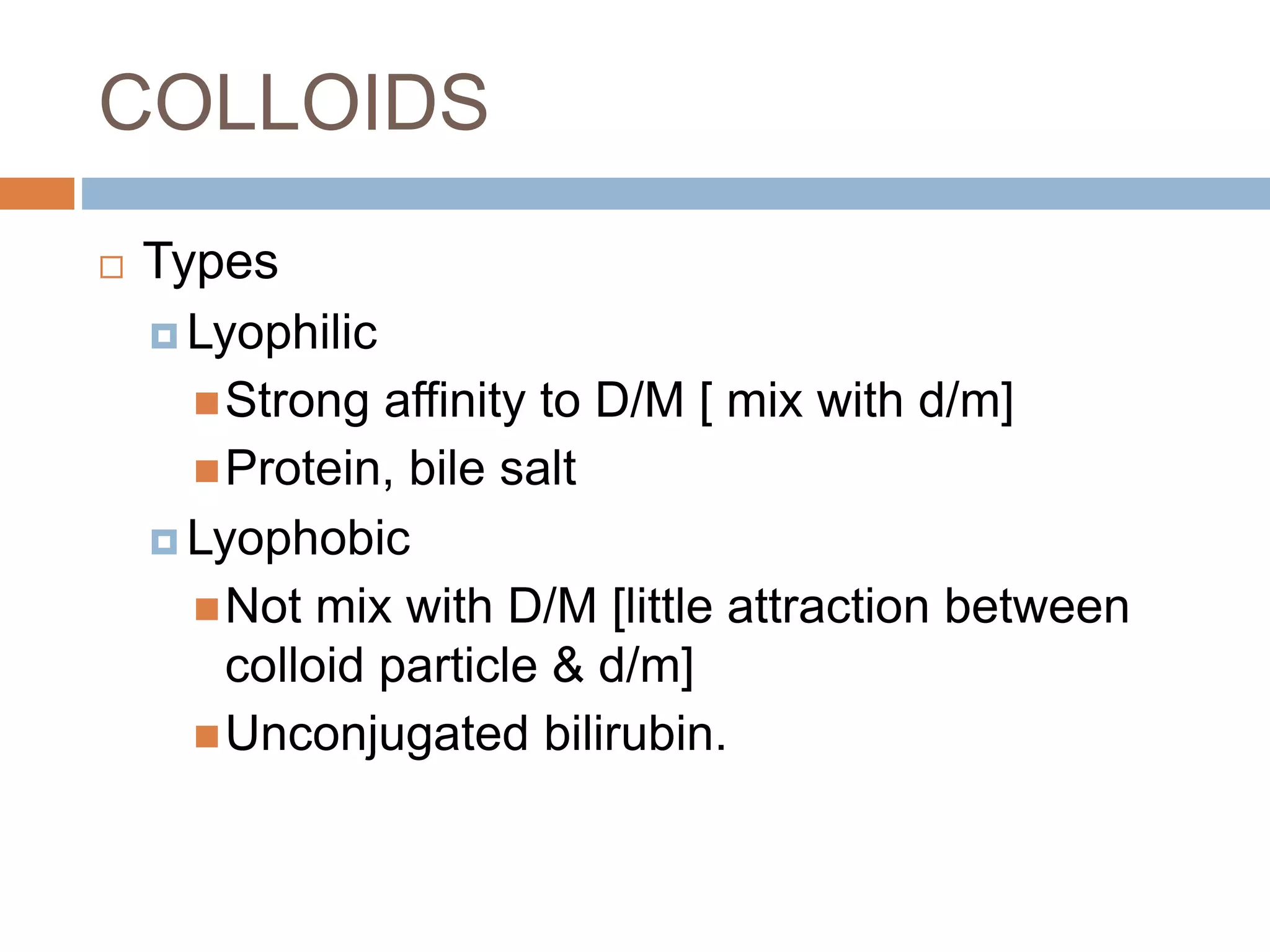 Colloids & Crystalloids | PPTX