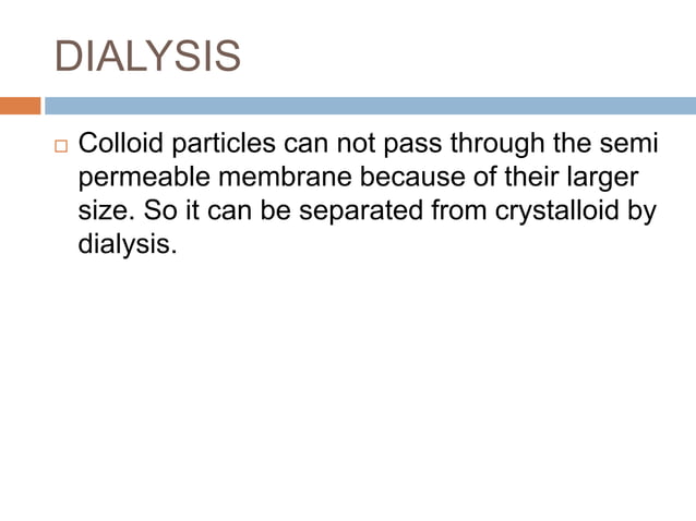 Colloids & Crystalloids | PPTX | Chemistry | Science