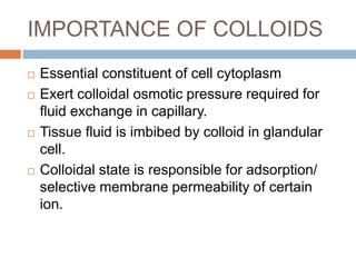 Colloids & Crystalloids | PPTX | Chemistry | Science