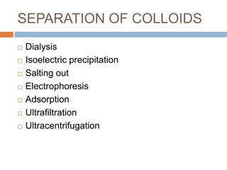 Colloids & Crystalloids | PPTX