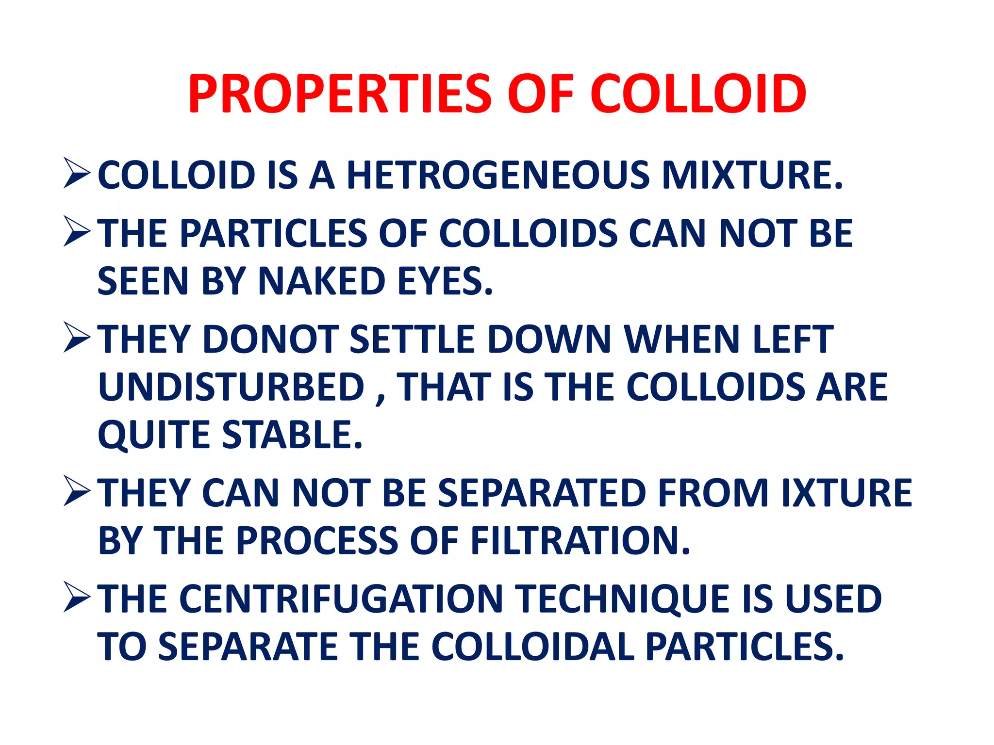 Colloids is matter around us pure | PPTX