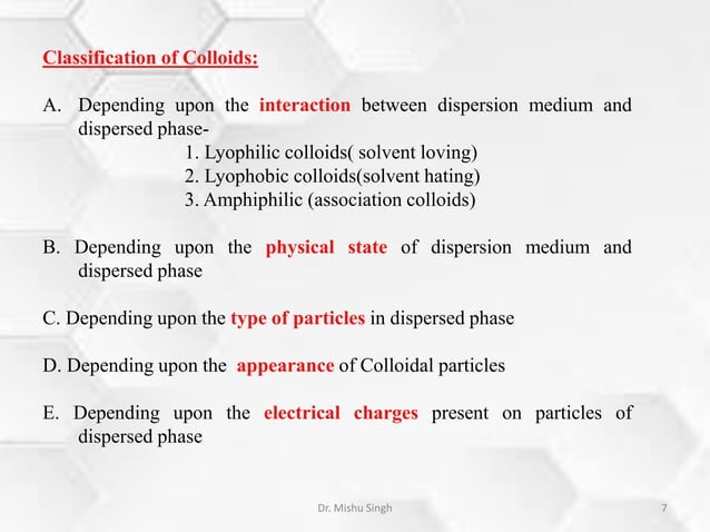 Colloids part 1 general introduction | PDF
