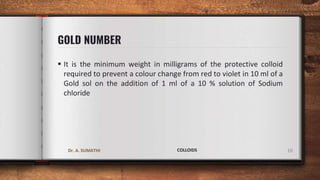B.Pharmacy - Physical Pharmaceutics - Colloids - Part 1 | PDF