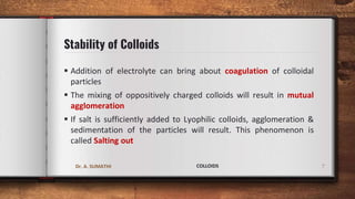 B.Pharmacy - Physical Pharmaceutics - Colloids - Part 1 | PDF