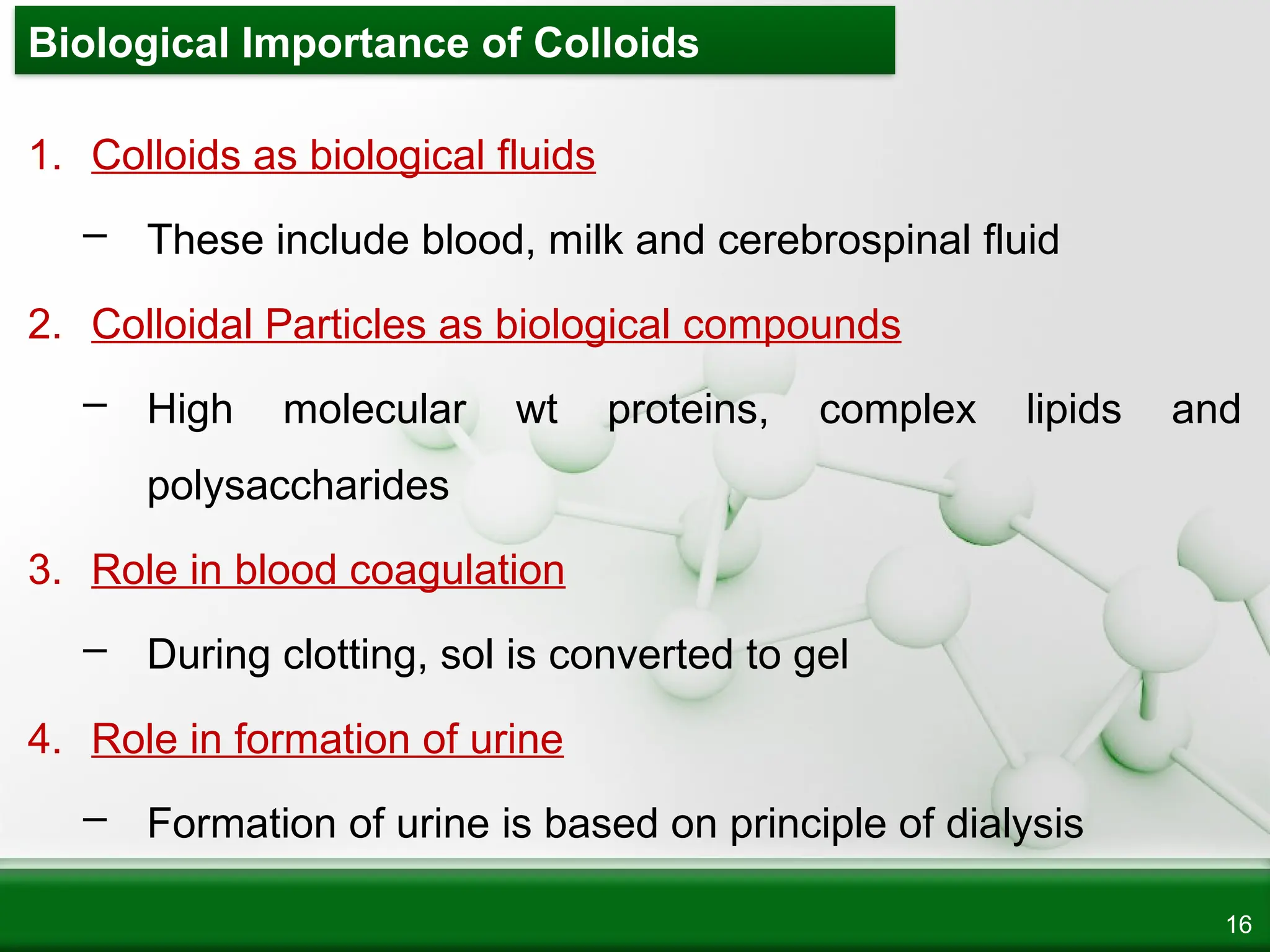 Biochemistry of colloids, biochmeistry of pH | PPTX