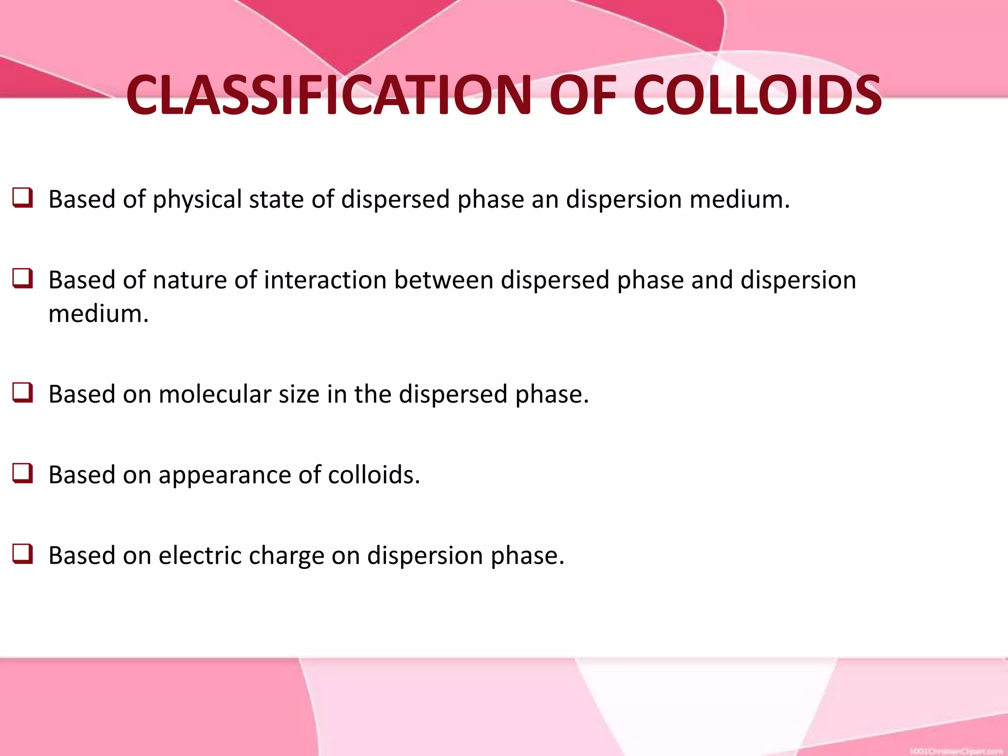 Colloids presentation slides | PPTX