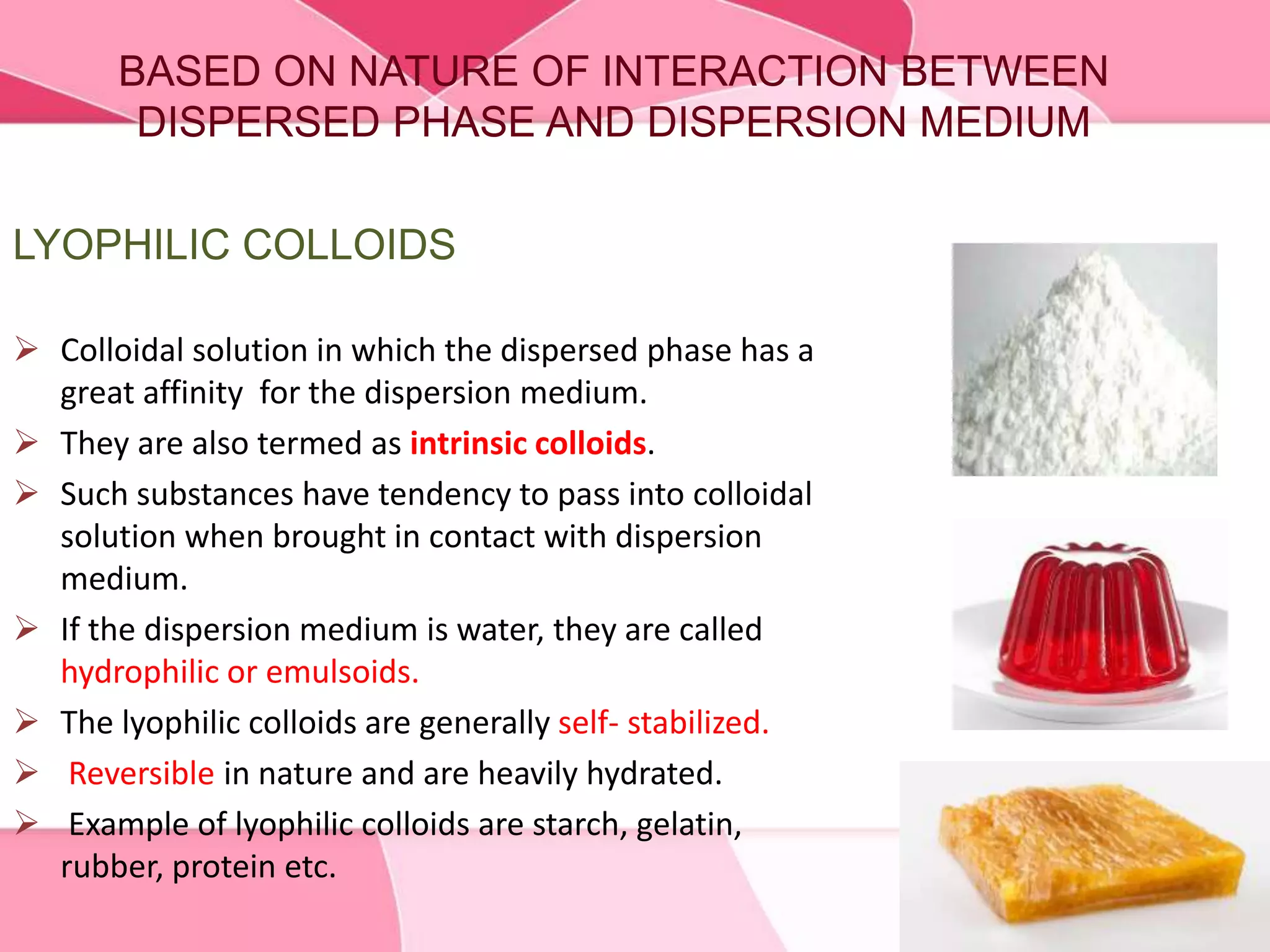 Colloids presentation slides | PPTX