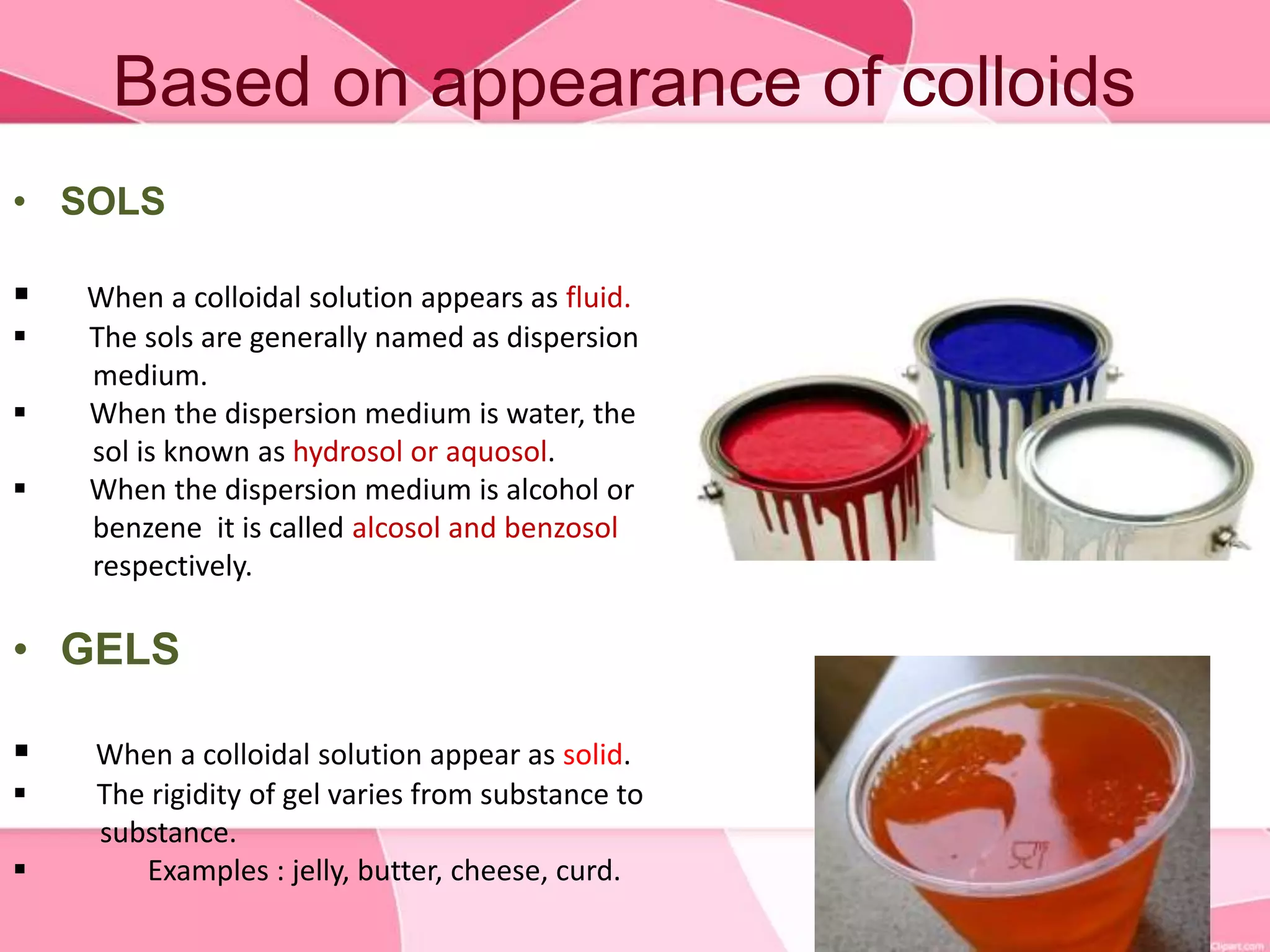Colloids presentation slides | PPTX