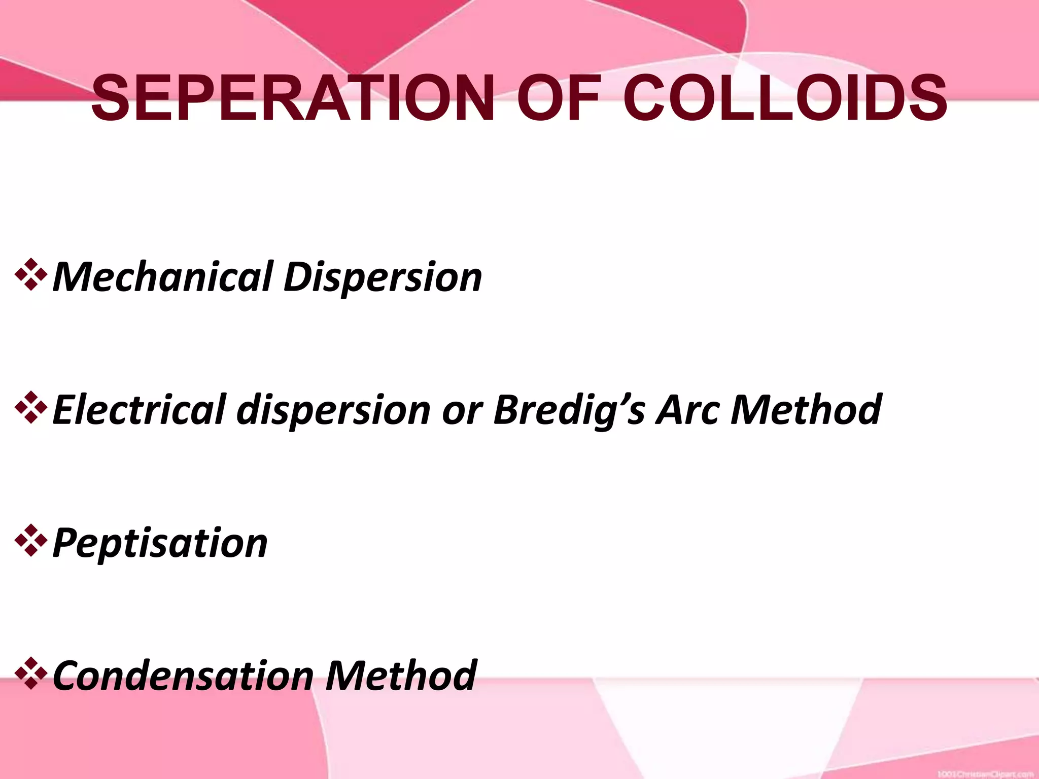 Colloids presentation slides | PPTX
