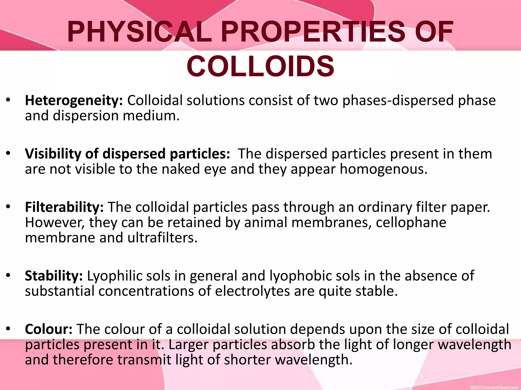 Colloids presentation slides | PPTX