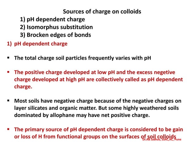 Soil Colloids: Properties, Nature, Types and Significance. sources of ...