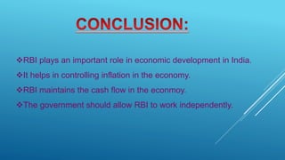 RBI AND ITS WORKING | PPT