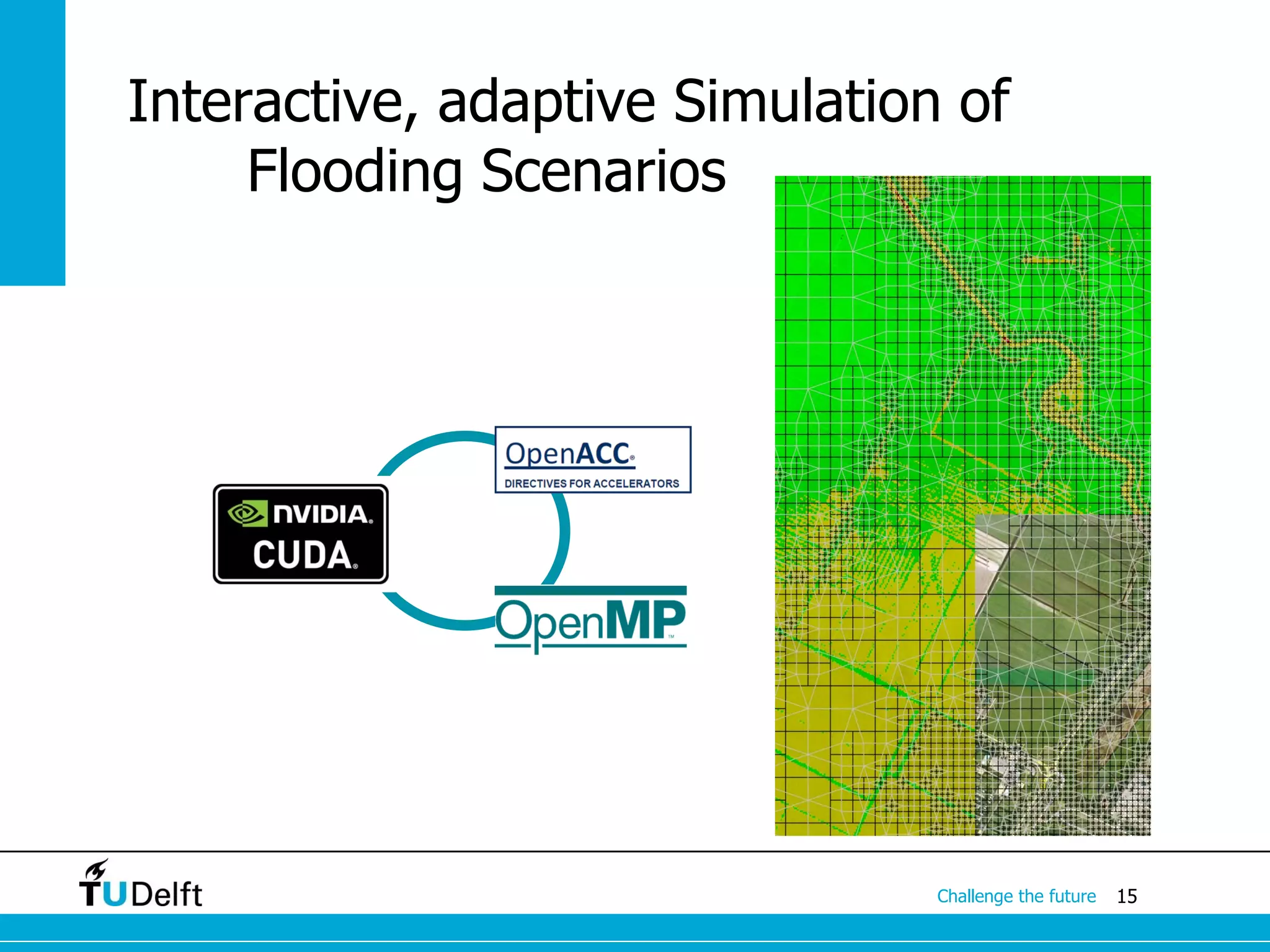 Interactive Simulation And Visualization Of Large Scale Flooding