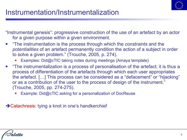 Instrumental genesis main concepts | PPT