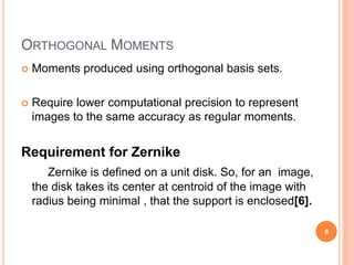zernike moments for image classification | PPSX