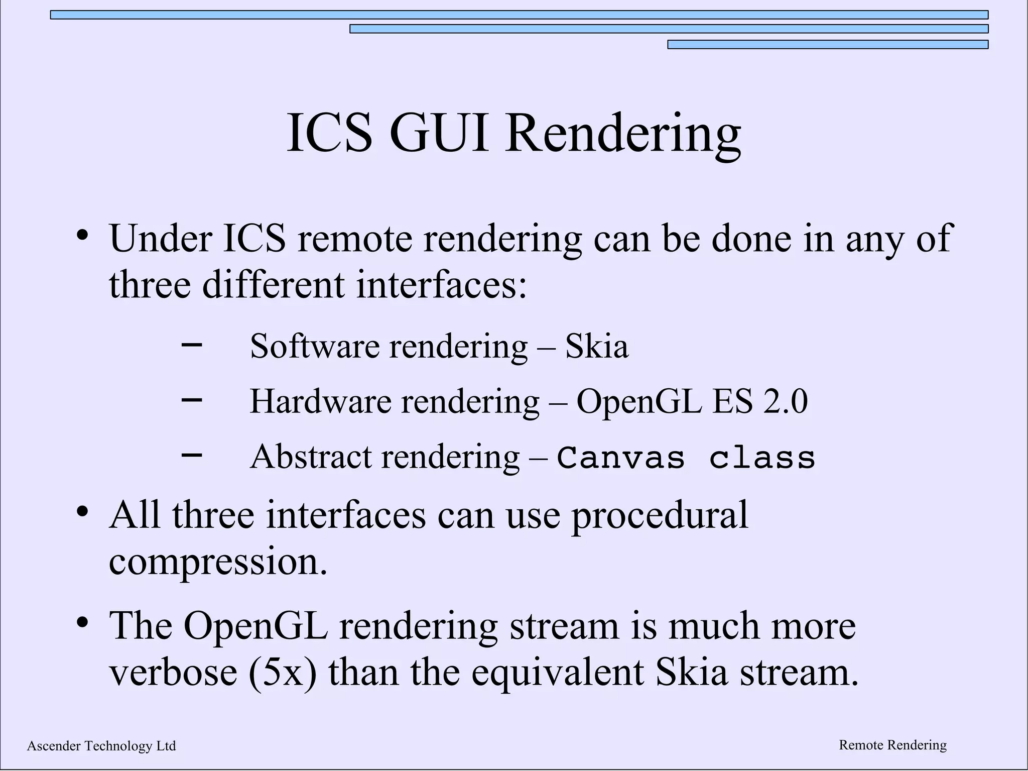 Remote Graphical Rendering | PPT