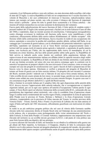 La Repubblica sociale italiana e le persecuzioni razziali negli anni ...