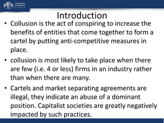 Industrial economics collusion slides.ppt