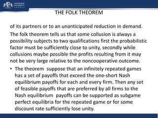 Industrial economics collusion slides.ppt