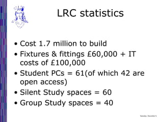 Collyer's LRC Design Experience | PPT