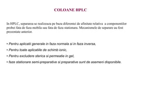 Coloane utilizate in HPLC.pptx