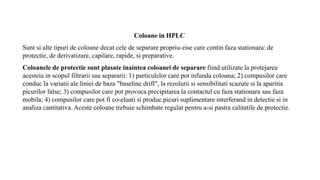 Coloane utilizate in HPLC.pptx