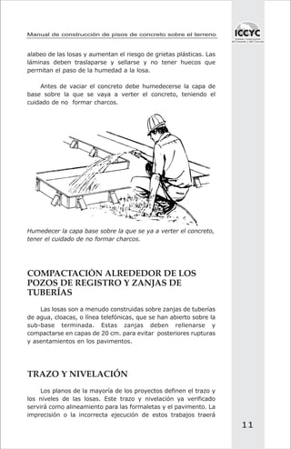 Colocacion de losas de concreto | PDF