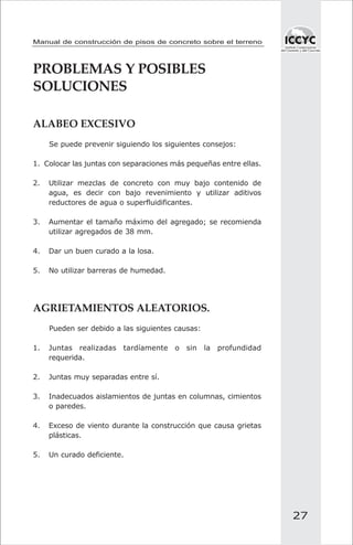 Colocacion de losas de concreto | PDF