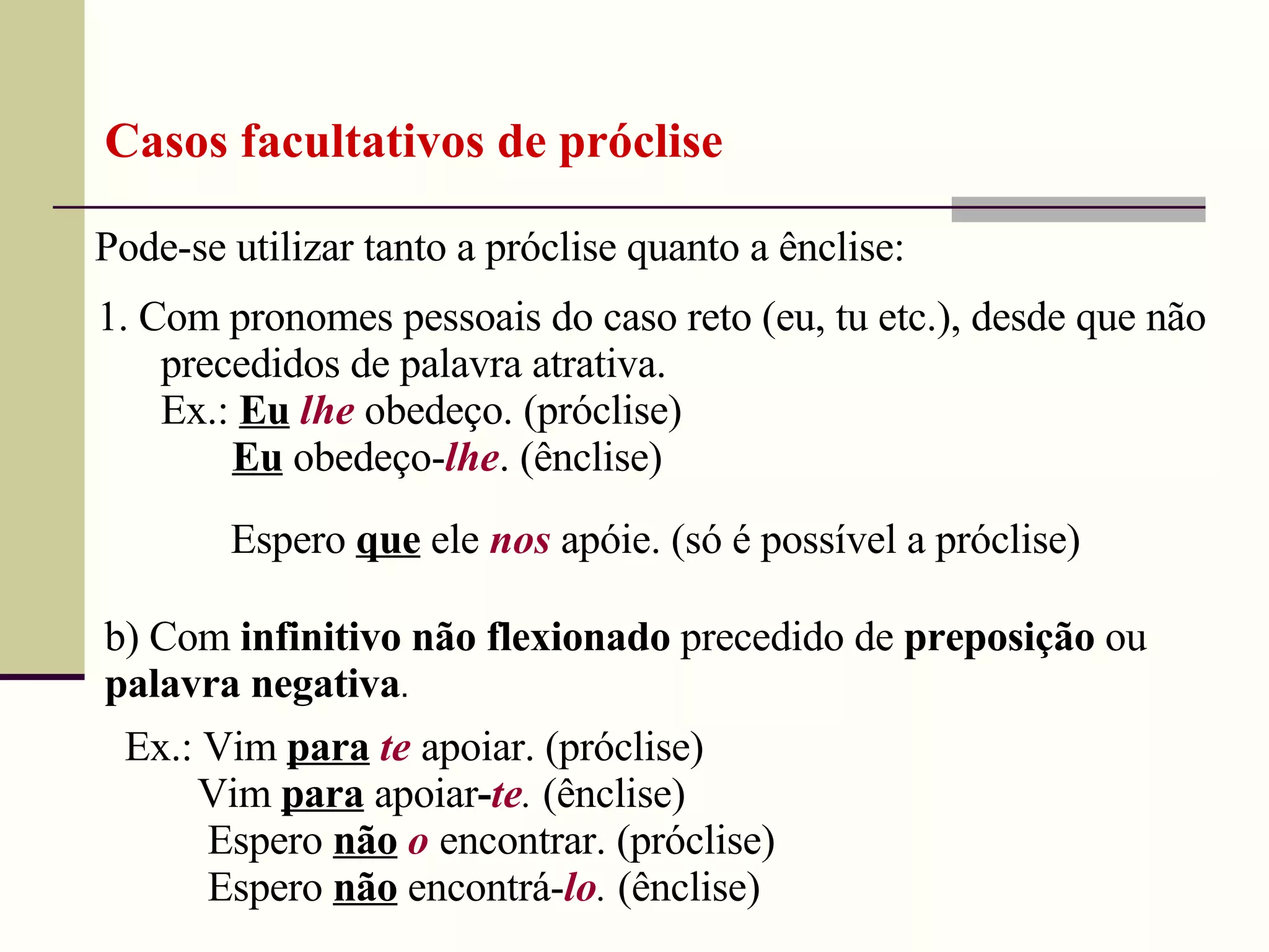 ColocaçãO Pronominal | PPT