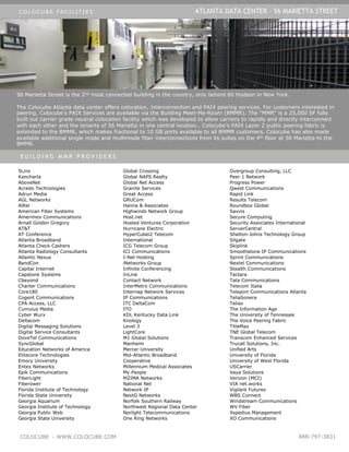 Colocube 56 Marietta Facility Specs | PDF
