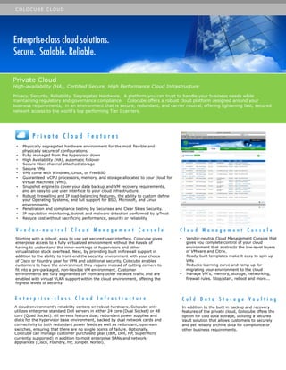 Colocube Enterprise Cloud Solutions | PDF