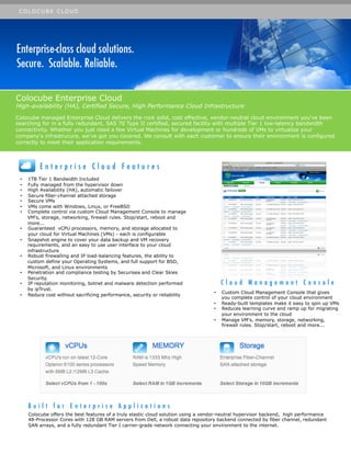 Colocube Cloud | PDF